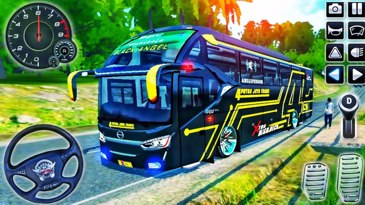 Jabber Volvo Bus Driving in Bus Simulator Indonesia Volvo Bus Games for ...