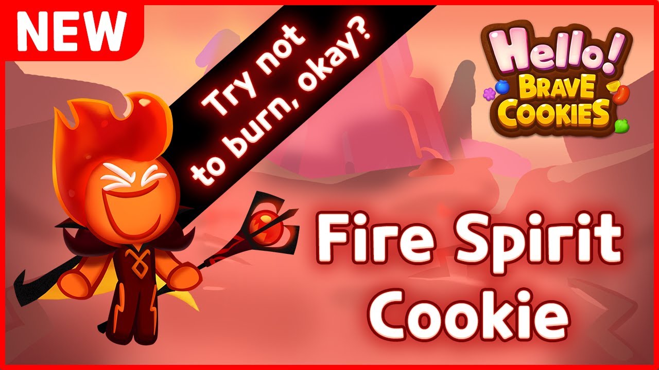 [Hello! Brave Cookies] Fire Spirit Cookie Introduction - YouTube
