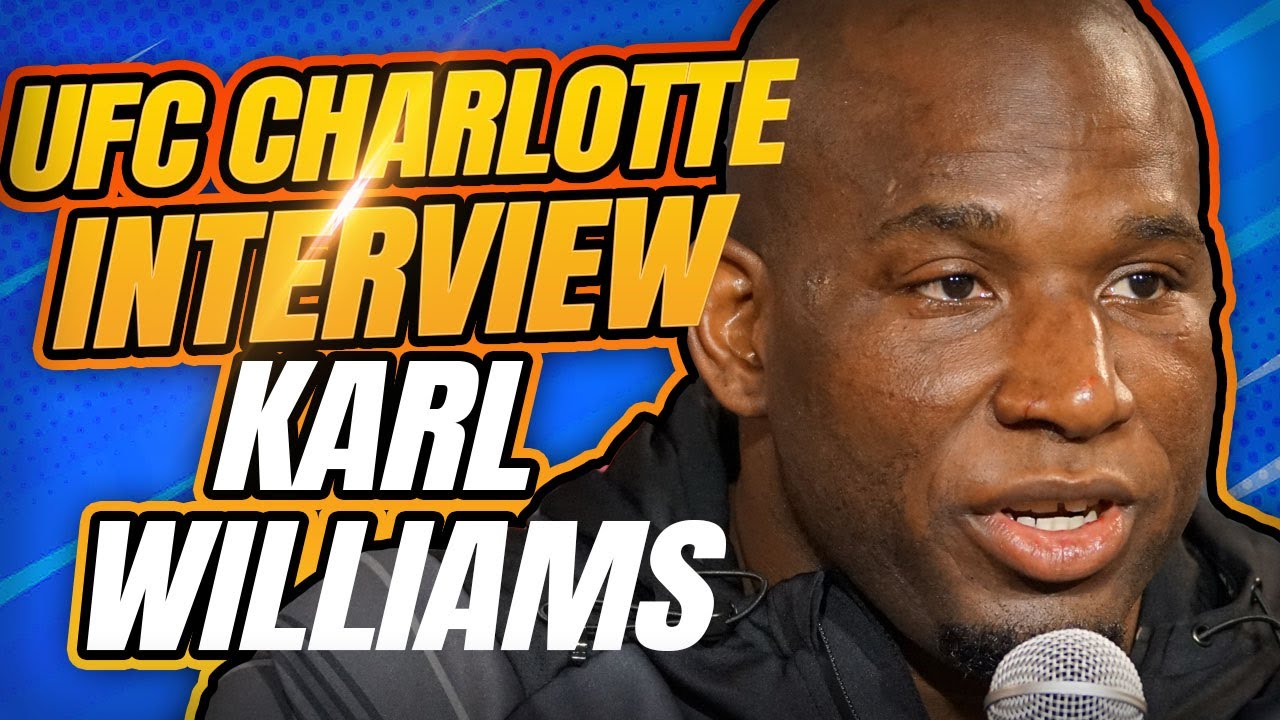 Karl Williams says he focused on striking to please the fans - YouTube