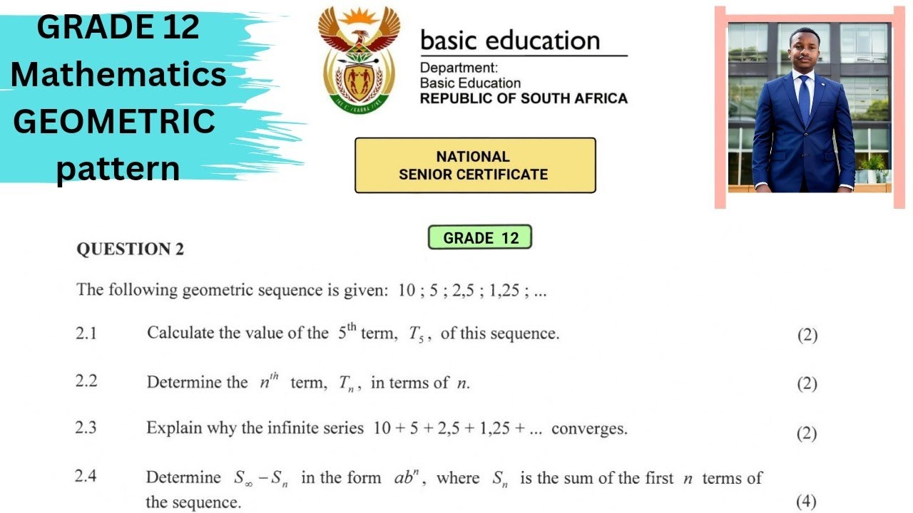 Grade 12 Mathematics Geometric pattern, sequence and series | 2015 ...