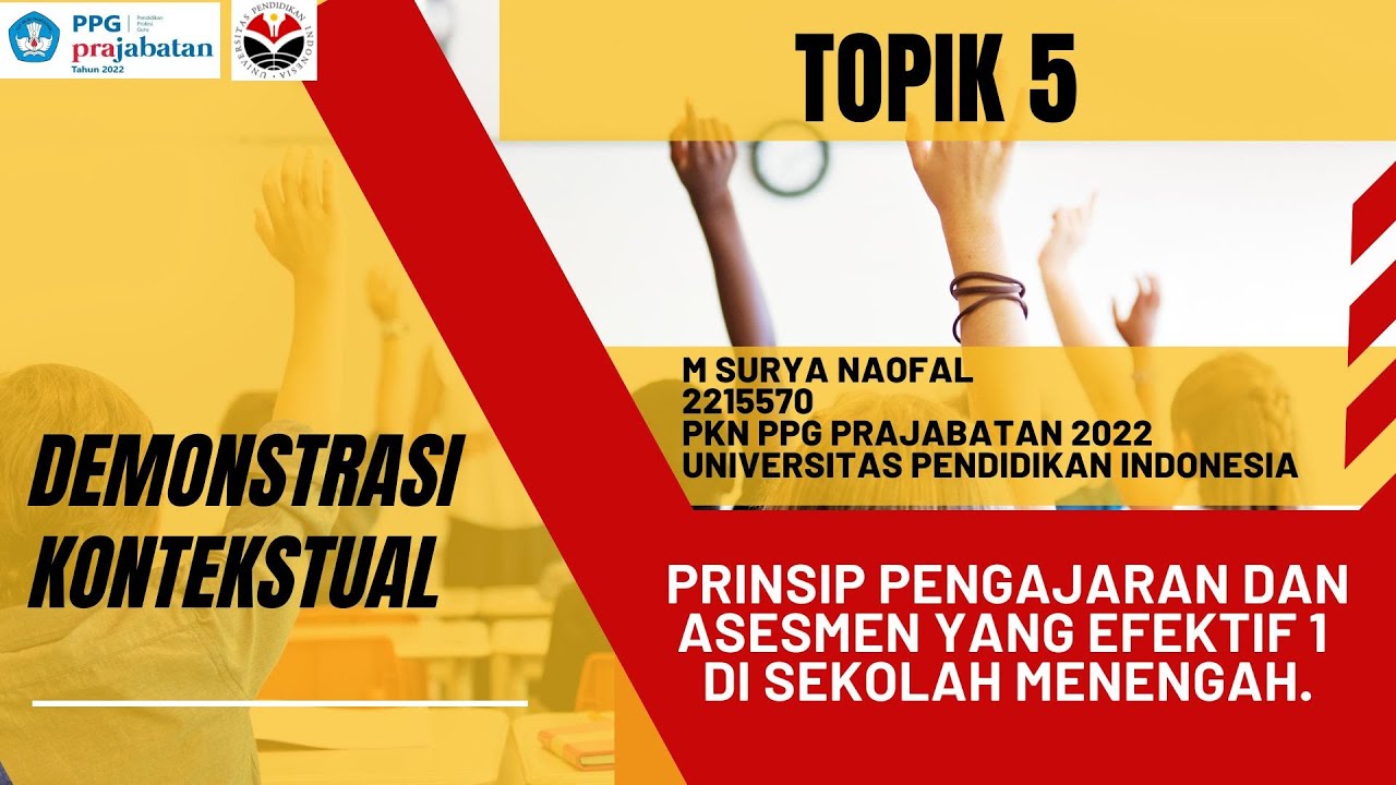 Ruang Kolaborasi dan Demonstrasi Kontekstual - Pelaksanaan pembelajaran ...