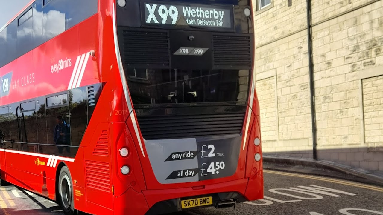 *First day* Transdev Harrogate *Skyclass* On X99 - YouTube