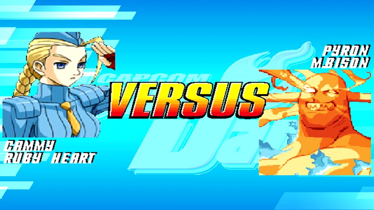 Capcom Fighting Jam Mugen : Cammy & Ruby Heart Arcade Mode - YouTube