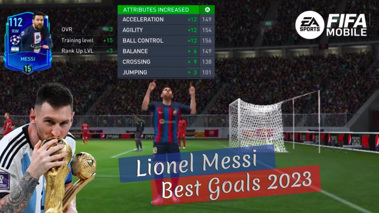Lionel Messi Best Goals Fifa Mobile 2023 | Fifa Mobile Gameplay - YouTube