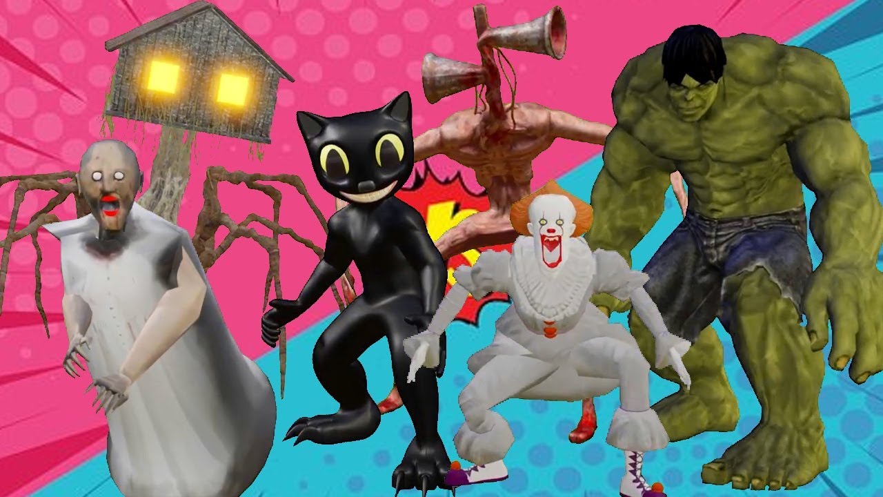 Siren Head,Horror Cat,Hulk and more Siren Head Running Competition ...