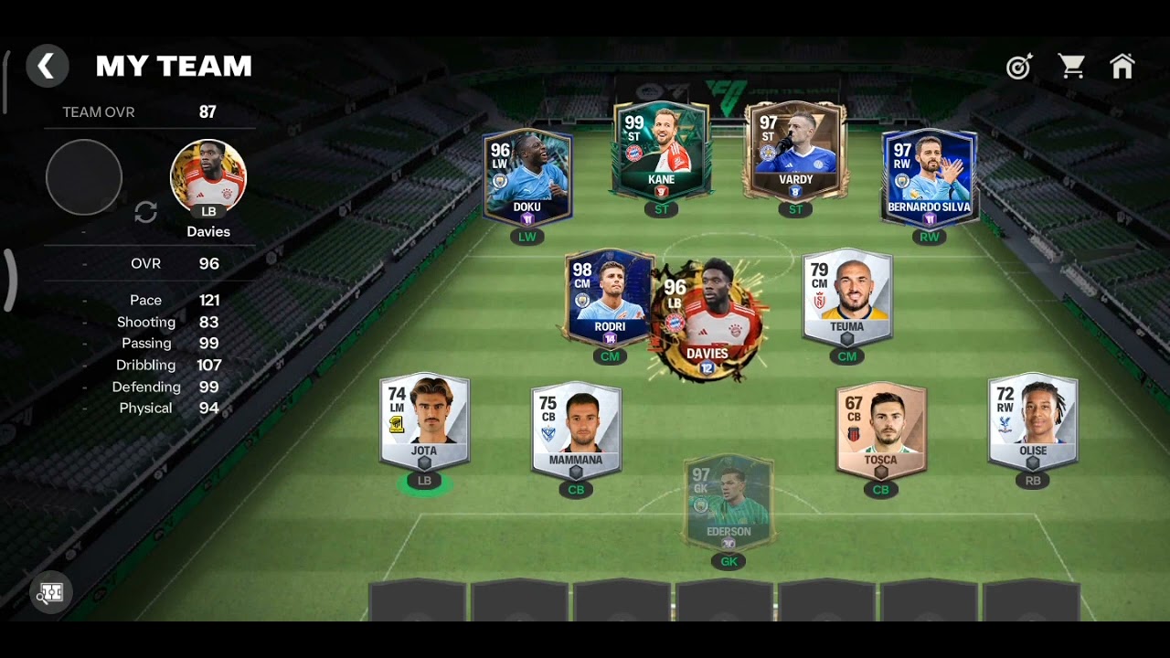 OVR74-98 #FC Mobile - YouTube