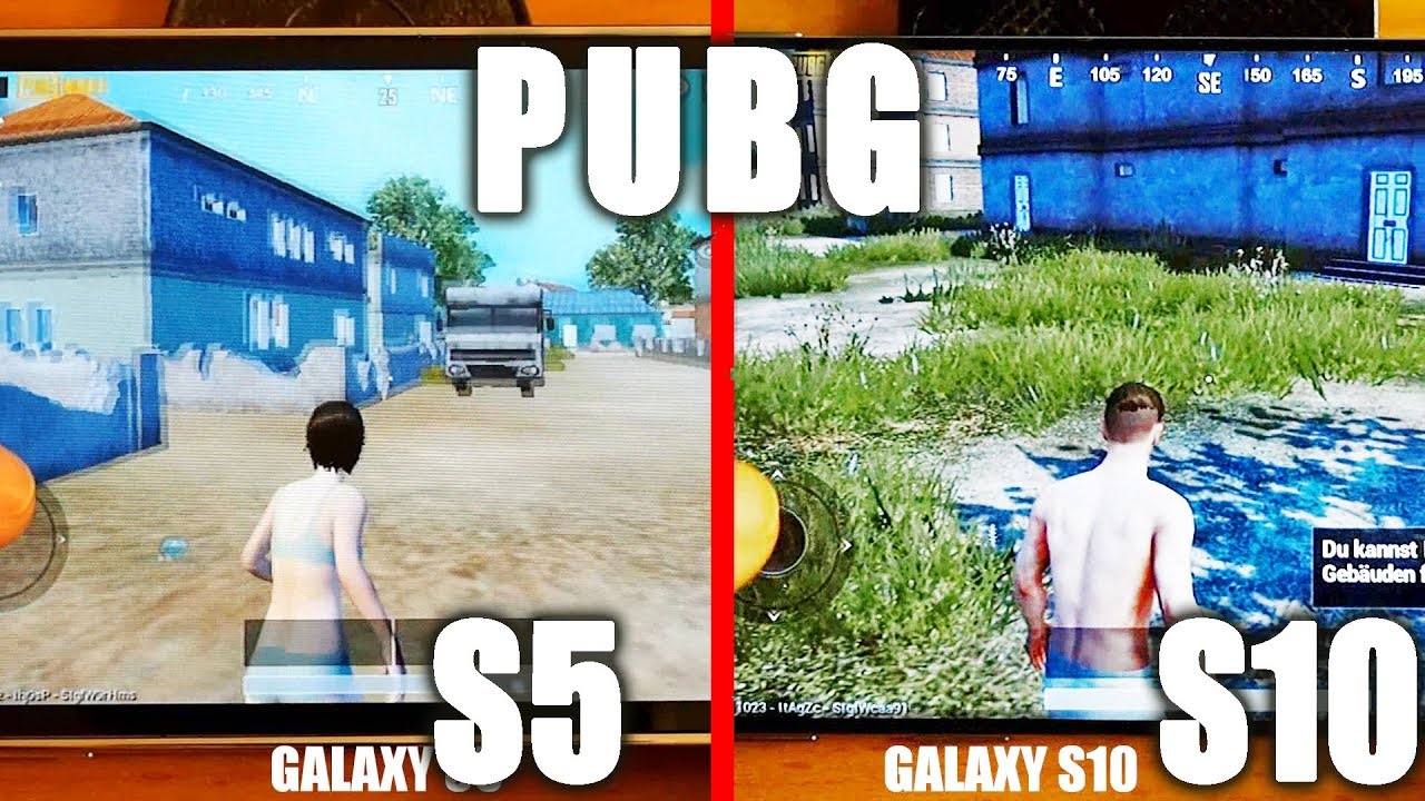 PUBG on Samsung Galaxy S5 vs S10 - old vs new flagship! - YouTube