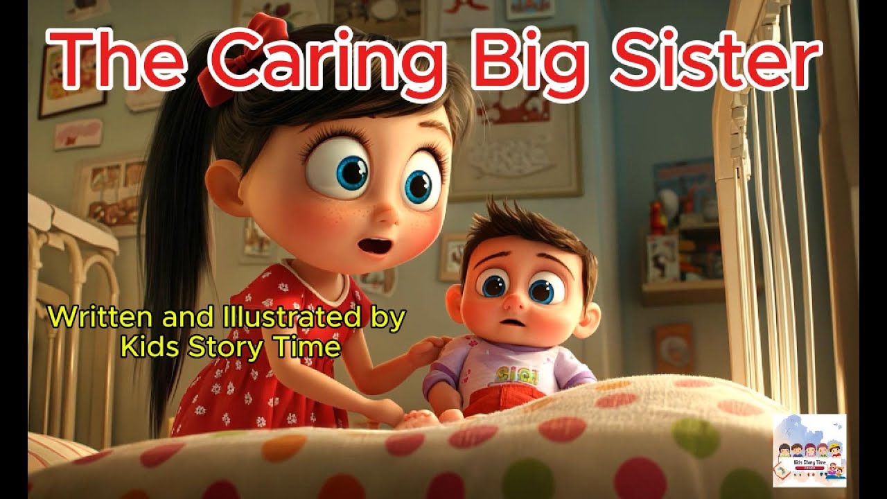 The Caring Big Sister 👧 | A Heartwarming Kids Story about Caring for ...