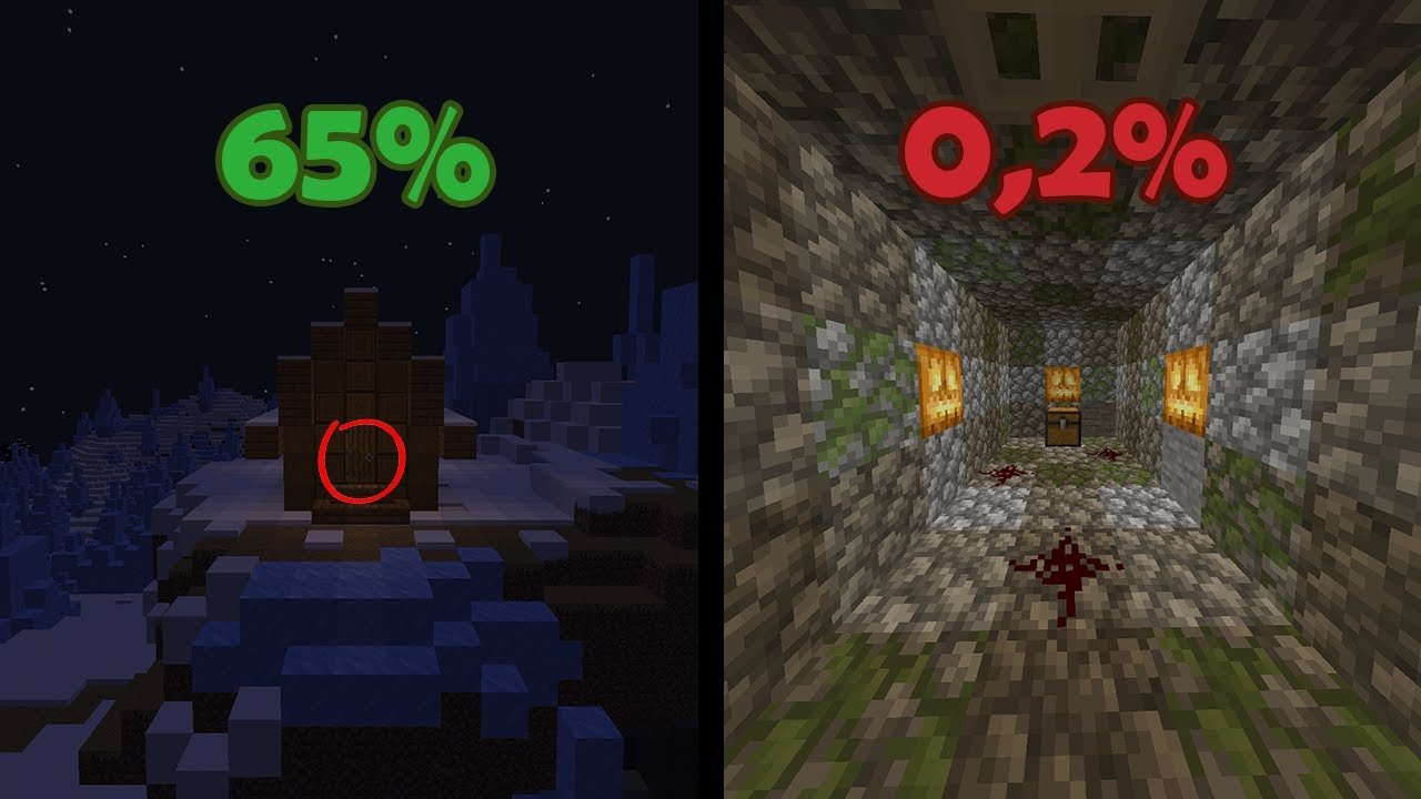 rarest secret rooms in minecraft #1 - YouTube