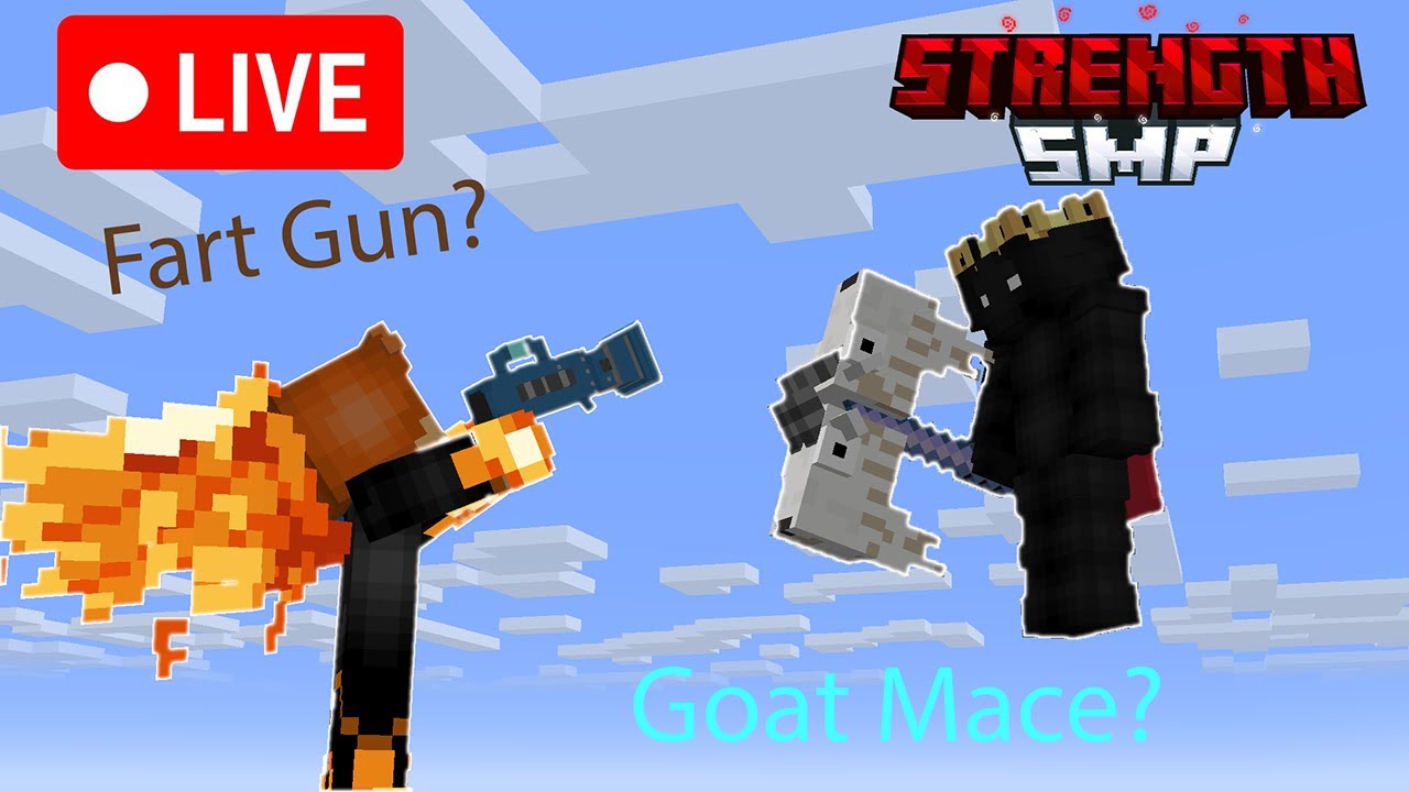 🔴 I Snuck INSANE Custom Weapons into Strength SMP! - YouTube