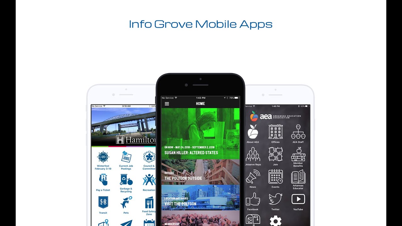 Info Grove Mobile Apps - YouTube