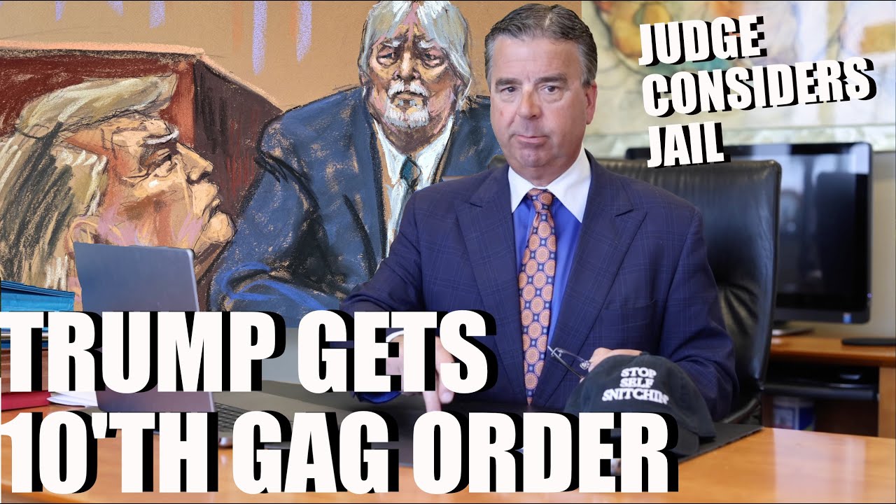 Trump Violates Gag Order for 10th Time, Judge Considers JAIL & More ...