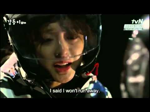 Kim Ji Won & Lee Joon on motorcycle
