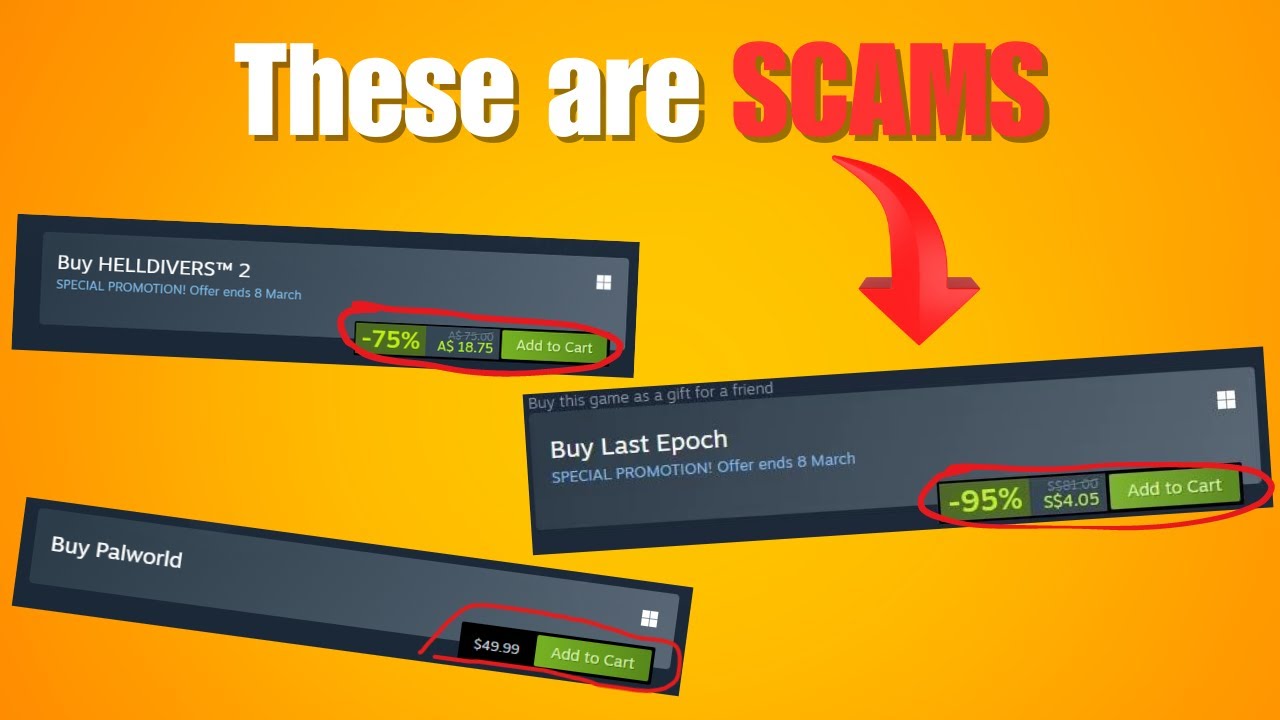 Investigating Fake Steam Games | Last Epoch & Helldivers 2 - YouTube