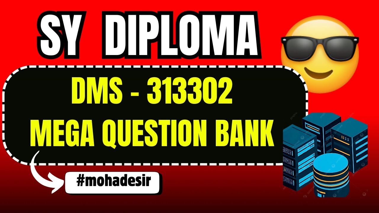 DATABASE MANAGEMENT SYSTEM K SCHEME | DMS | 313302 | IMPORTANT ...