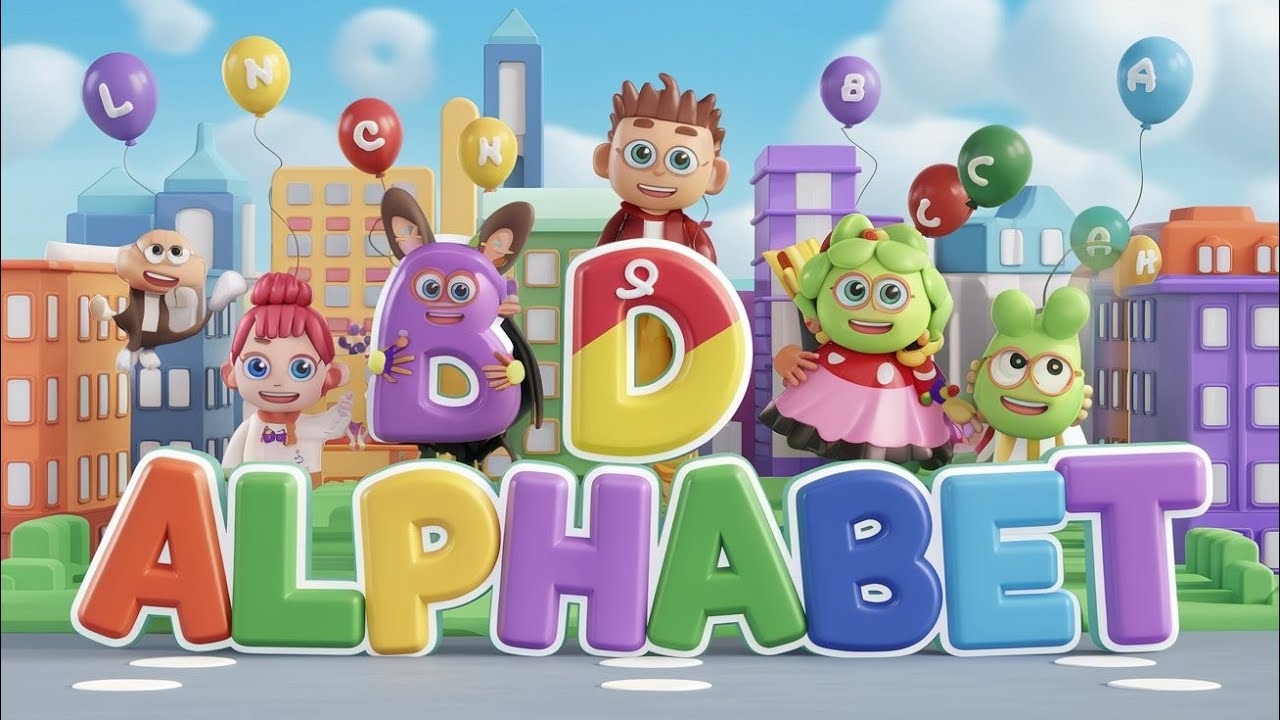 Alphabet Cartoon Friends Song for Kids#musicmeadow#kidssong# ...