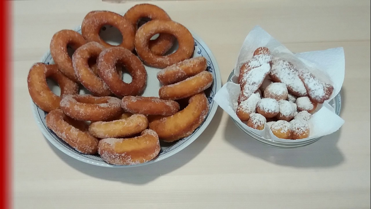 Zeppole - Graffe, najbolji uštipci od krompirovog tijesta - YouTube