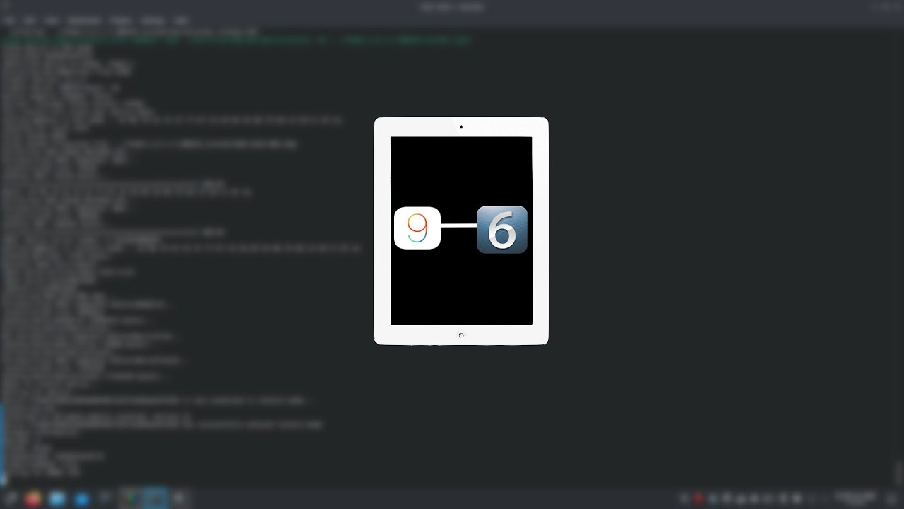 Downgrading a iPad 2 from iOS 9 to 6 - YouTube