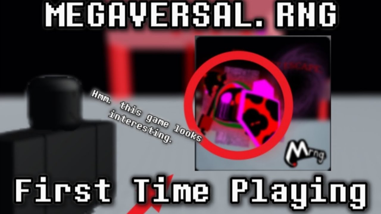 First Time Playing | Megaversal.rng (Roblox) - YouTube