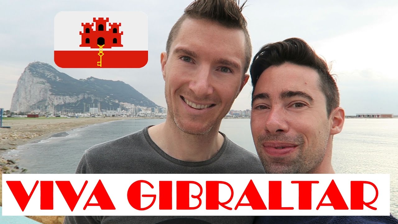 Gay Couple in Spain : visiting Gibraltar - YouTube