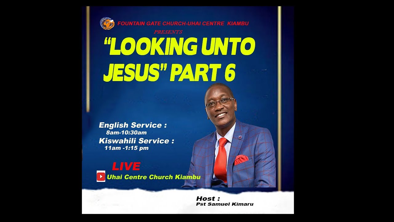 LOOKING UNTO JESUS PART 6 : MAKING JESUS OUR FOCAL POINT PART 1___PST ...