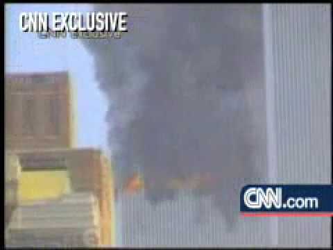 WTC Second Plane Crash Straight On - YouTube