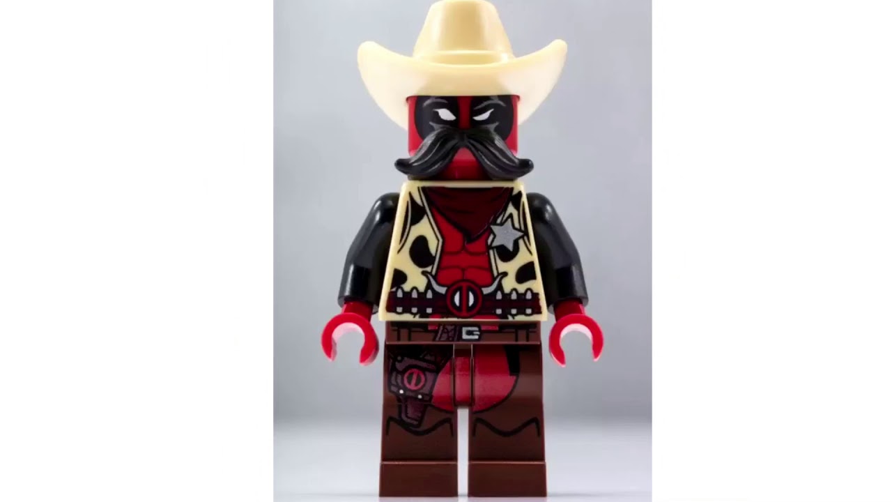 LEGO Sheriff Deadpool SDCC Marvel Superheroes Minifigure! - YouTube