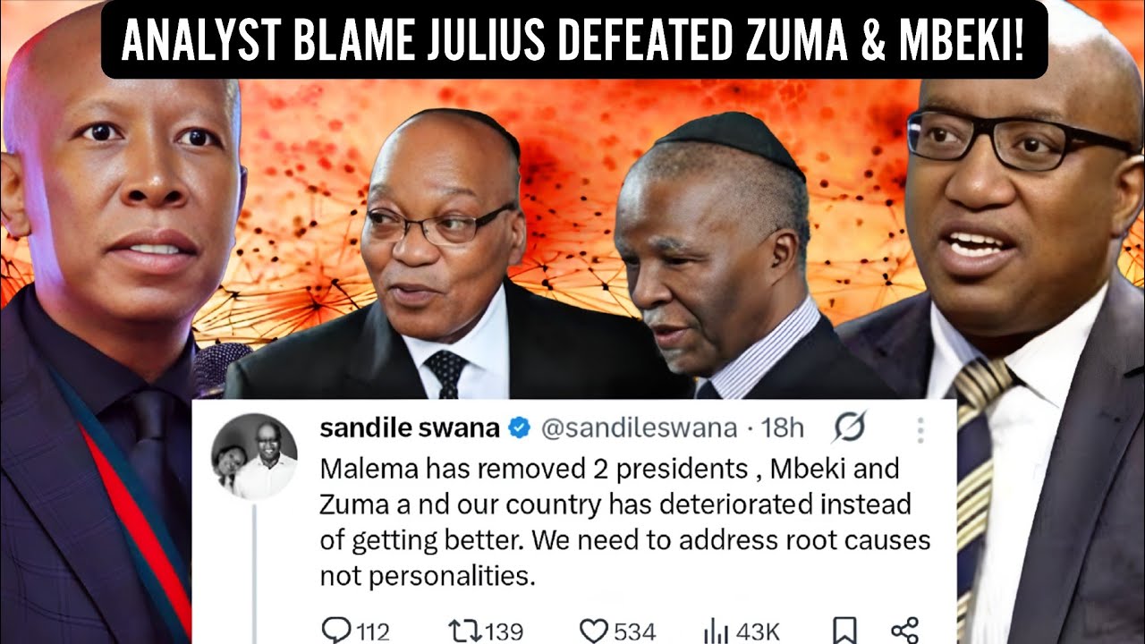 POLITICS ANALYST BLAME JULIUS MALEMA DEFEATED JACOB ZUMA & THABO MBEKI ...