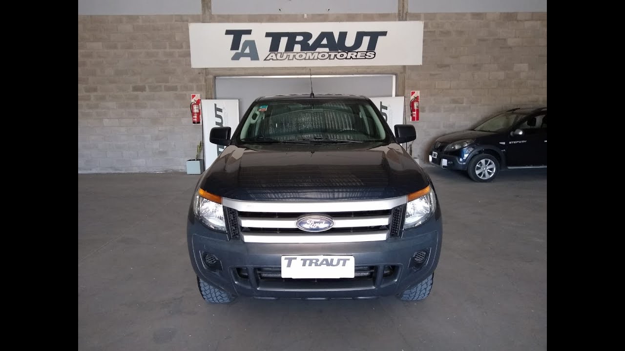Ford Ranger Xl Safety 4x4 Azul 2015 Traut - YouTube