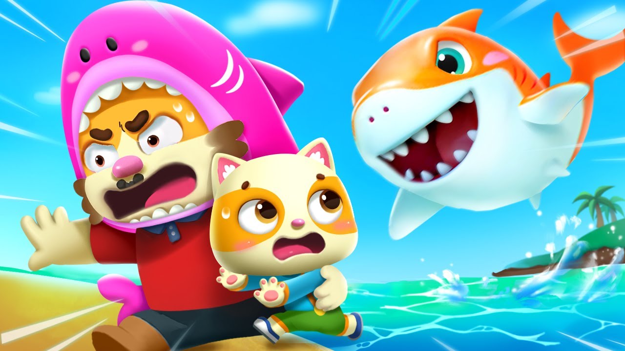 Meowi Shark Song | Baby Shark | Kids Song | Kids Cartoon | Mimi and ...