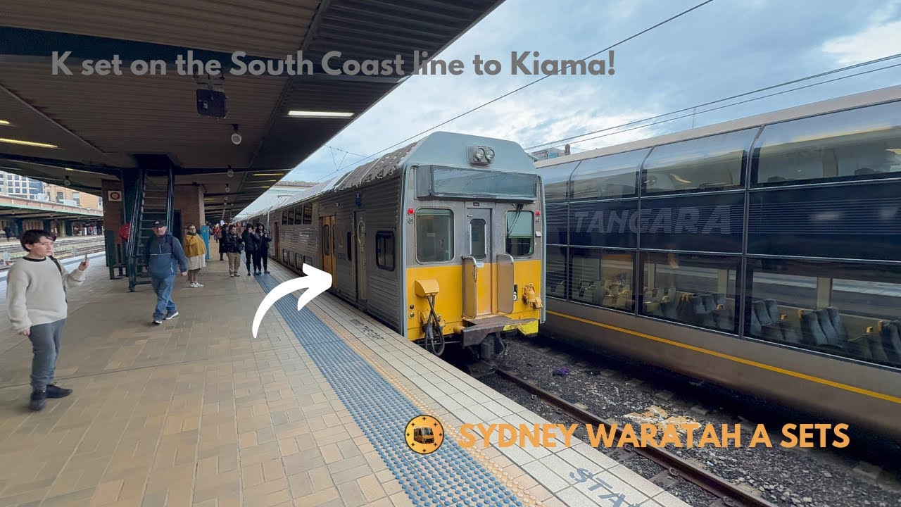 K set travelling down to Kiama via the South Coast Line | Silver to the ...
