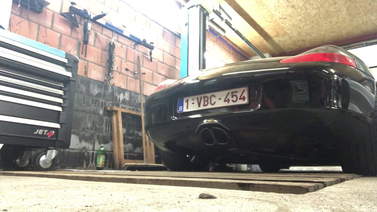 Custom Techart Exhaust Porsche Boxster 986 - YouTube