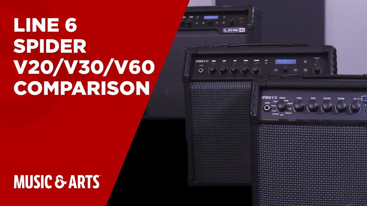 Line6 - Spider V20/V30/V60 Comparison - YouTube