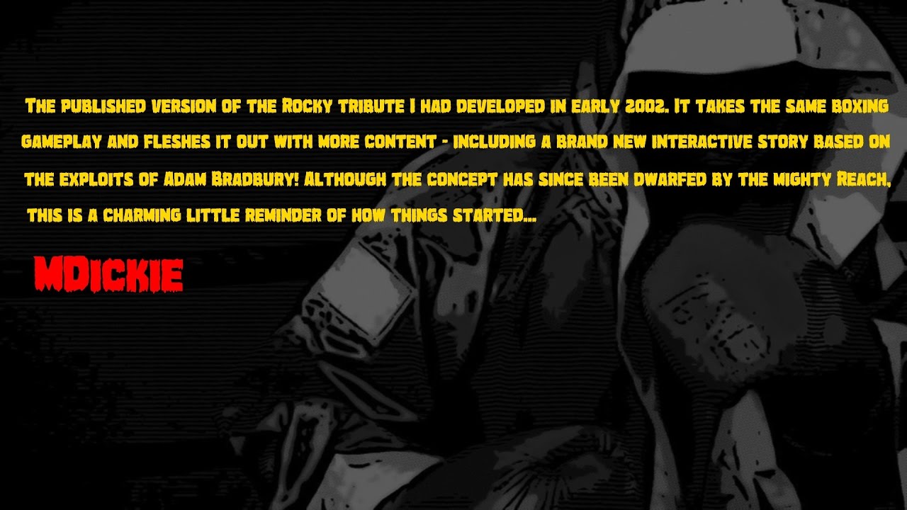 Boxer's Story ( MDICKIE GAME 2002 ) - YouTube