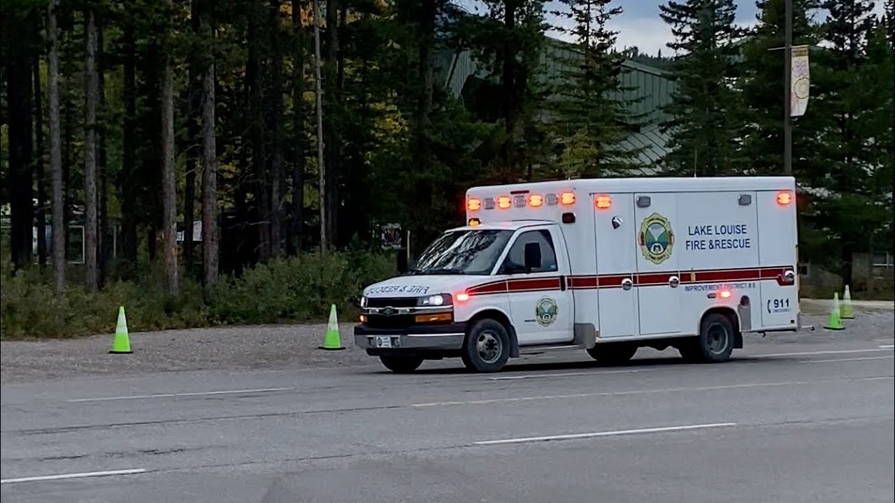 [RARE] Ambulance - Lake Louise Fire Dept. Code 3 - YouTube