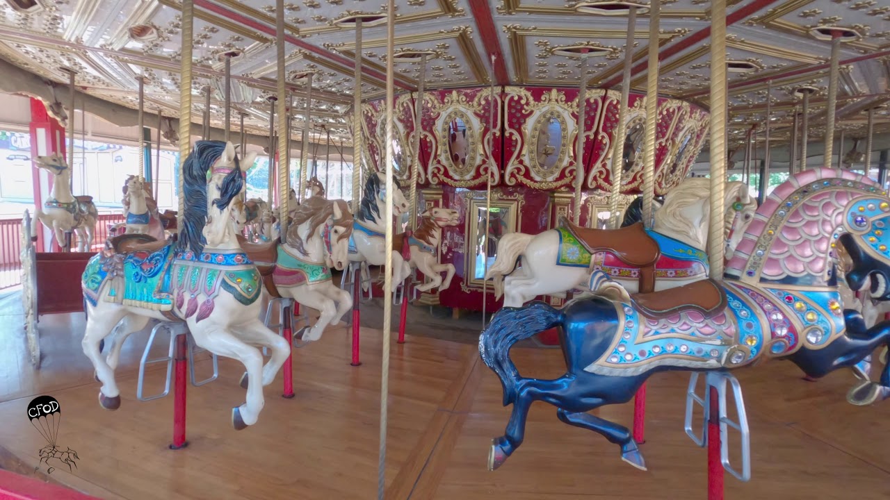 Carousel at Quassy Amusement Park - YouTube