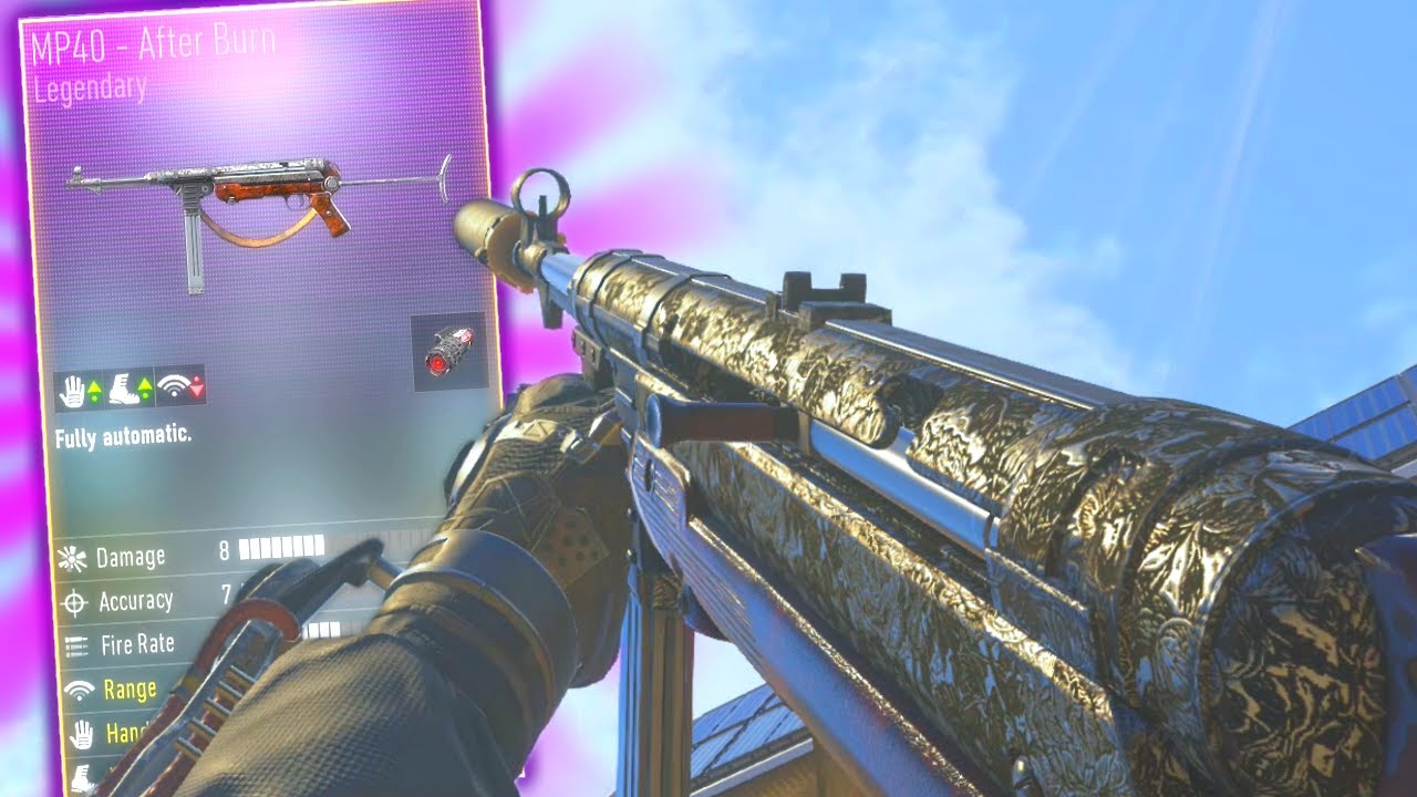 Get a FREE LEGENDARY MP40 - After Burn! - YouTube