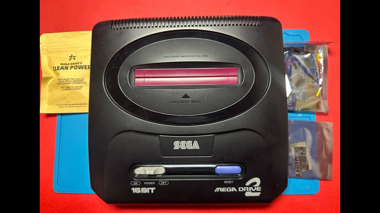 Моддінг Sega MD2 (type-c, HDMi, Region mod) - YouTube