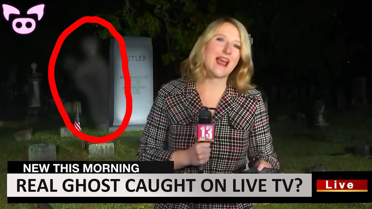 Ghost Caught on Live TV and Other Creepy Videos - YouTube