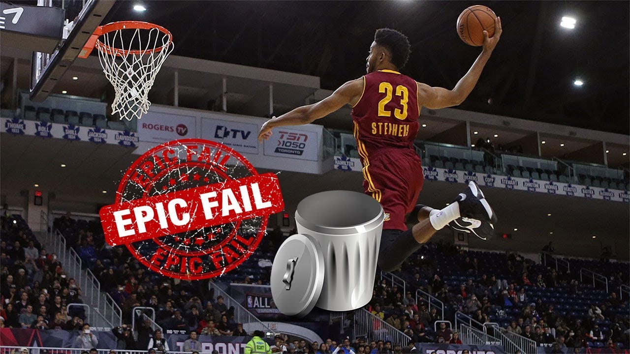 Epic Dunk Fails 2017 | Just Like NBA Epic Dunk Fails & Best NBA Dunk ...