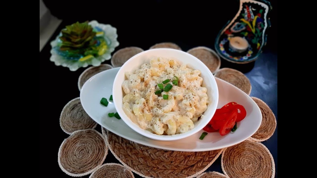 MAC & CHEESE - HOW TO MAKE CHEESY MACRONI AT HOME - COOKING IN MINUTES ...