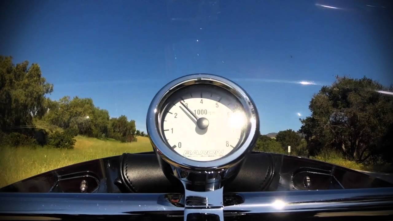 2015 Indian Motorcycle Barons Tach Test - YouTube