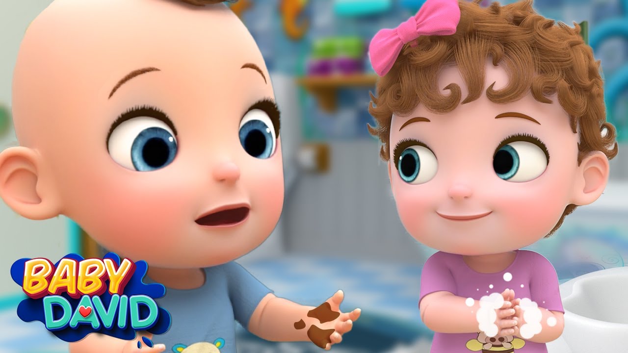 Wash Your Hands Song with Baby David - Nursery Rhymes & Kids Songs ...