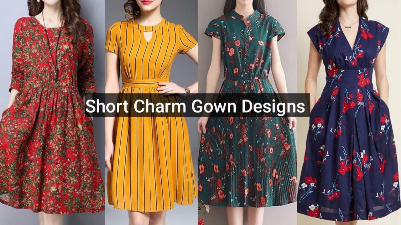Stylish Charm Frock Designs For Girls/Charm Gown Designs - YouTube