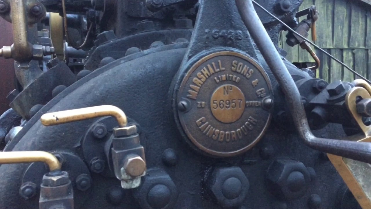 Marshall, Sons & Co portable steam engines - YouTube