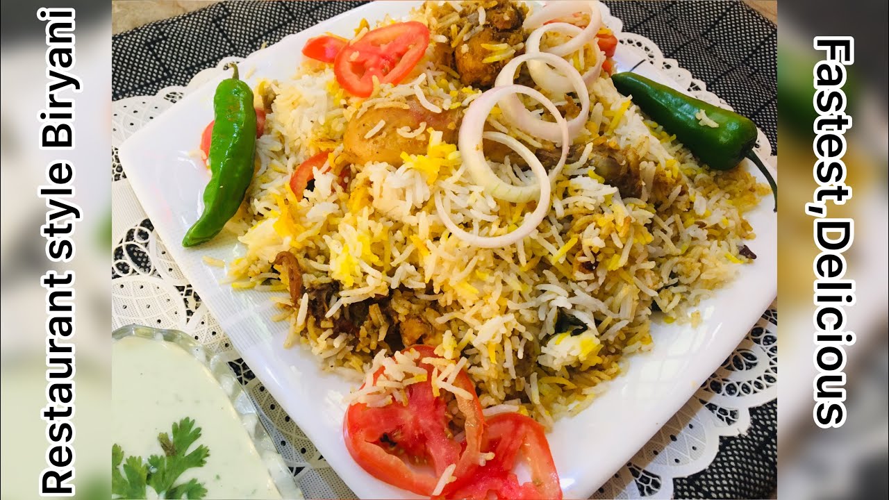 Resturant Style Biryani Recipe | Spicy Biryani Ever | Professional Look ...