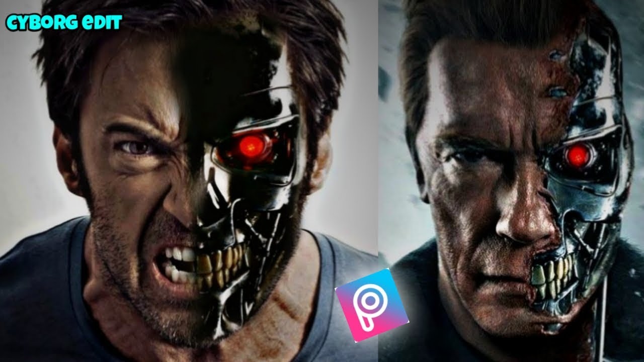 PicsArt Cyborg Effect || PicsArt Editing Tutorial - YouTube