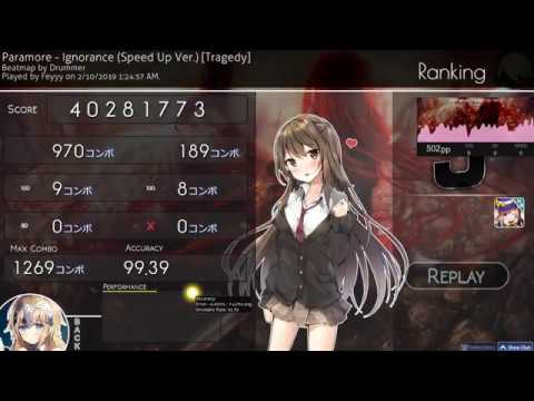 osu Ignorance [Tragedy] 99.39 FC (Drummer) - YouTube Music