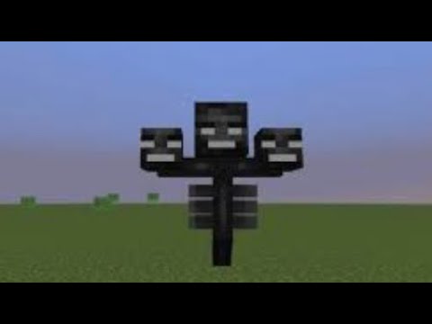 How to make a wither in minecraft - YouTube