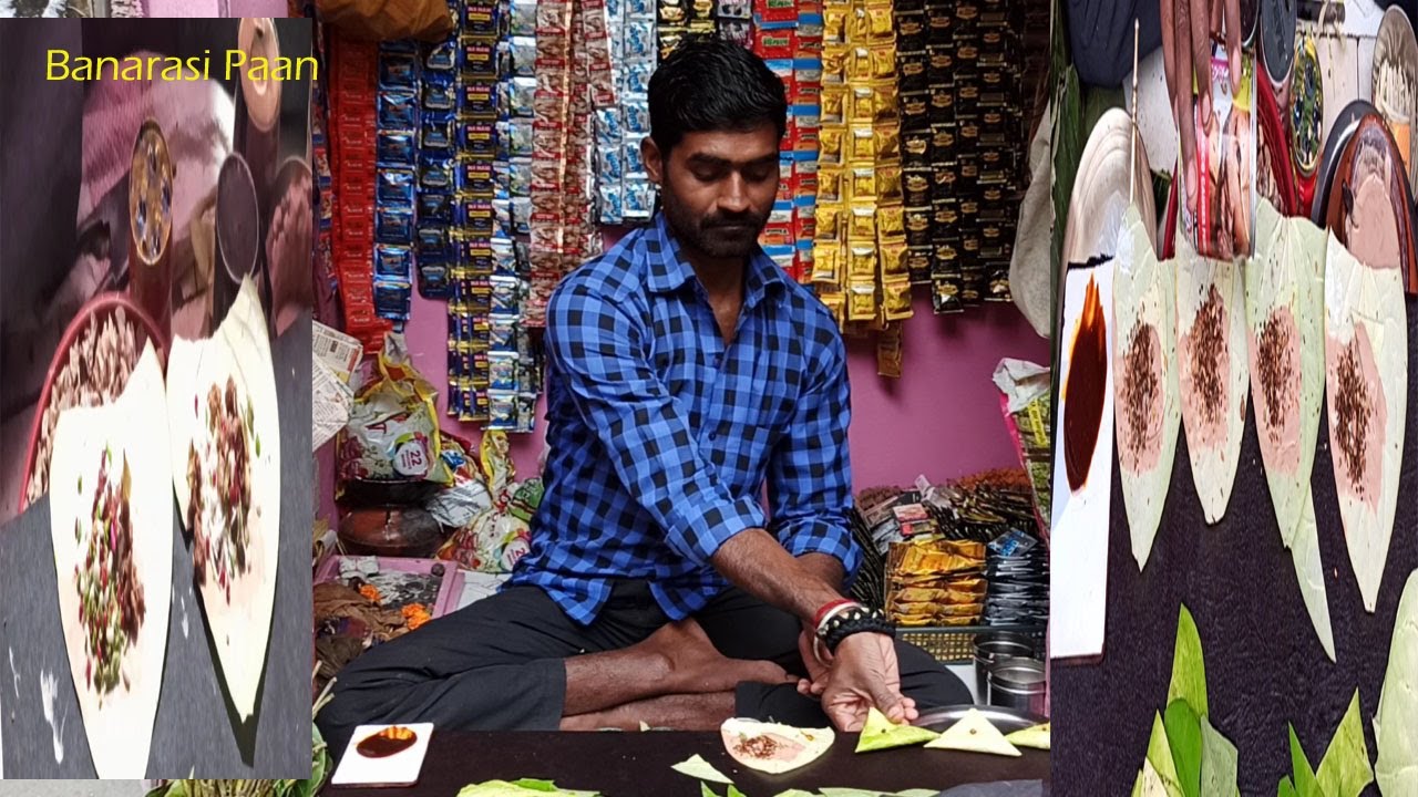 Banaras ka pan | Banarasi Spl Paan | Uttar Pradesh Street Food | - YouTube